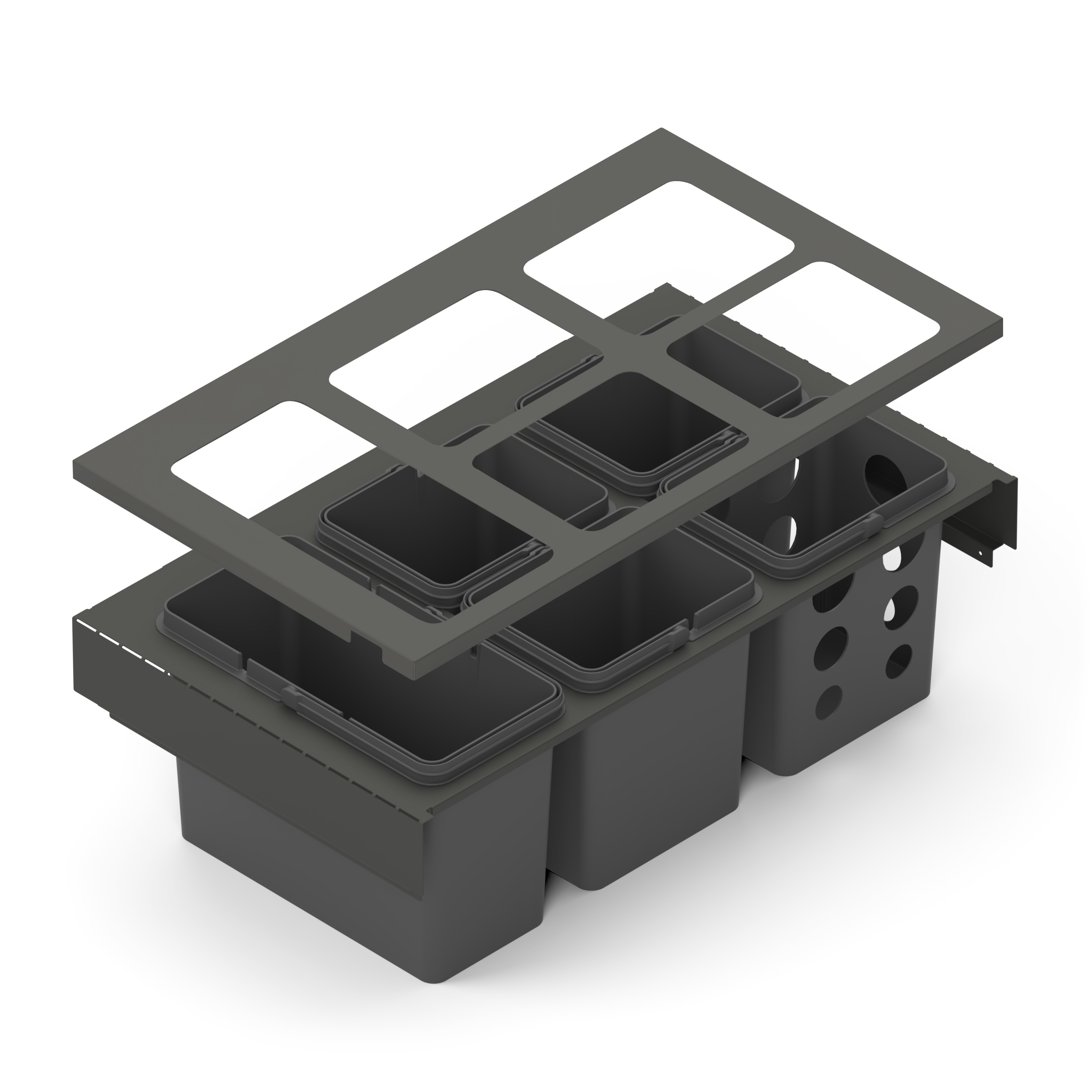 Waste sorting system Toledo top frame | Theofils